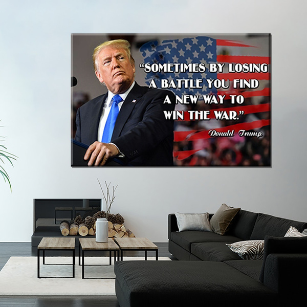 Trump Poster Donald Trump American President Star Study Living Room ...