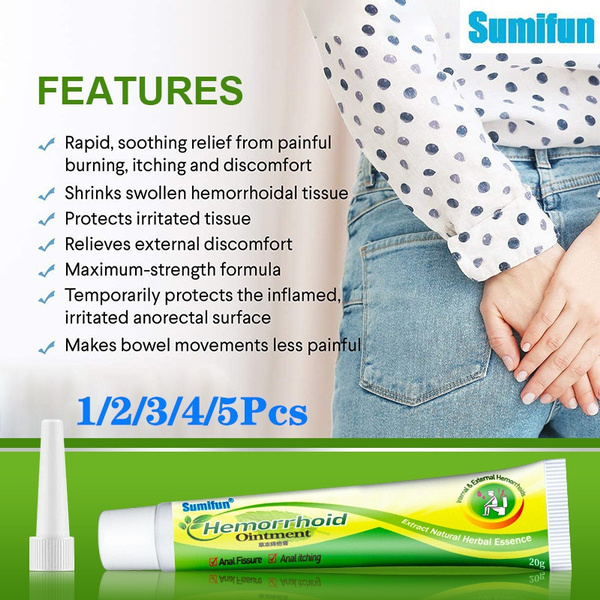 Sumifun 20g Mint Hemorrhoids Ointment Crack Anal Internal and External ...