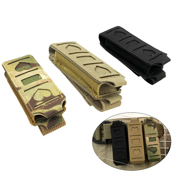 Tactical Molle Single Magazine Pouch Elastic Pistol Mag Pouch Waist ...