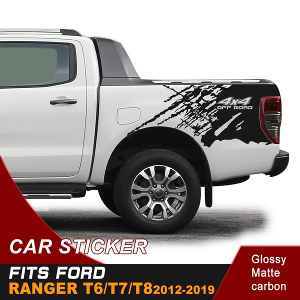 Calcomanías gráficas de vinilo para coche Ford Ranger T6/T7/T8, 2012 ...