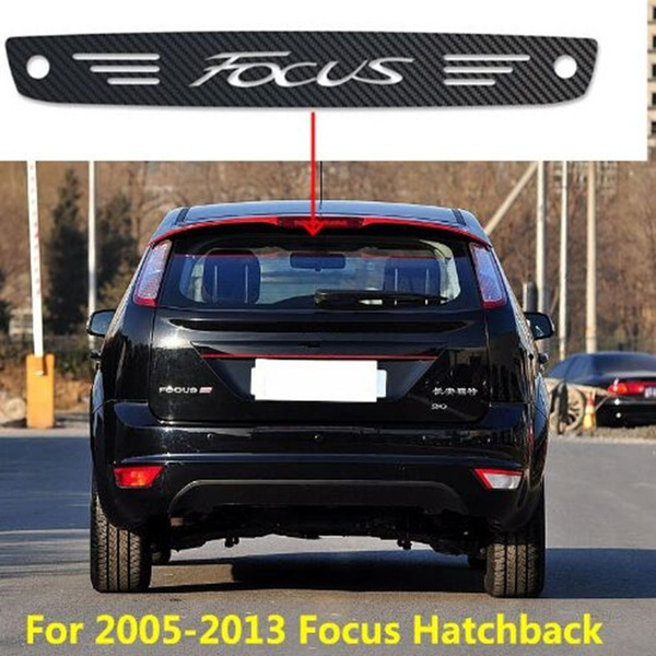 focus logo Carbon Fiber Vinyl High Mounted Car Rear Stop Brake Light ...