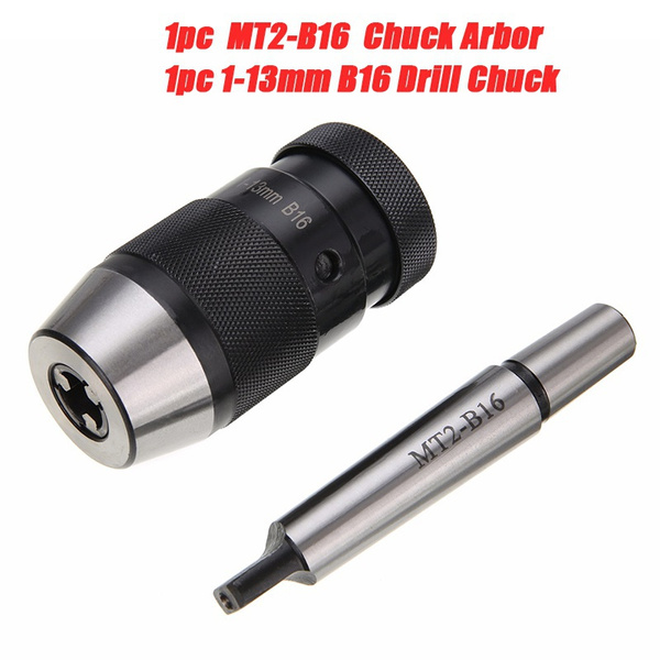 2pc/set 1-13mm B16 Self Tighten Lathe Tool Portable MT2-B16 Arbor ...