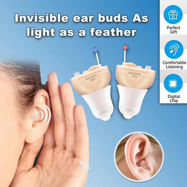 Hearing Aid Audifonos K25 Portable Audiphones ITC Sound Amplifier Mini ...