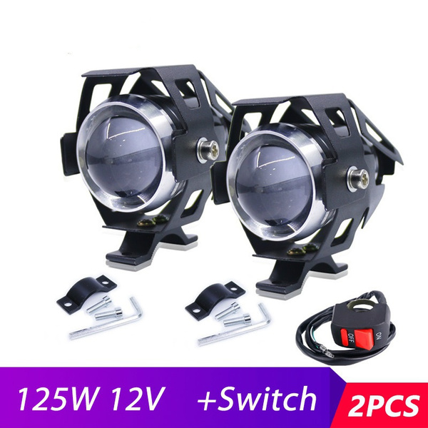 12v 125w Motorcycle Led Headlight 3000lmw Chip U5 Motorbike Driving