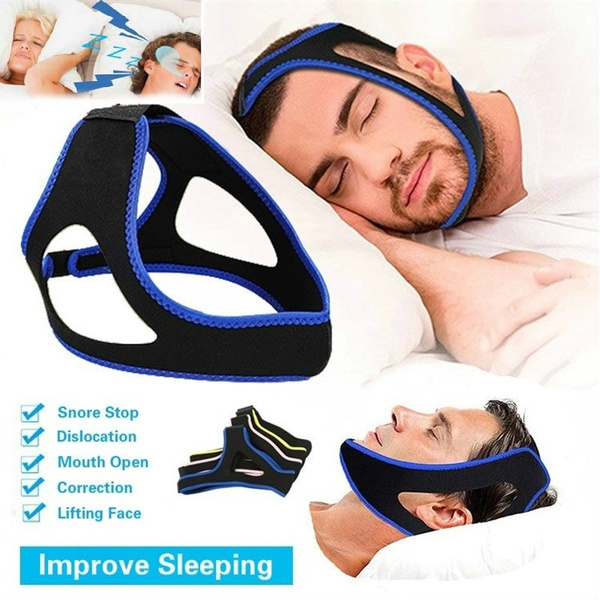 Face V Shaper and Snore Stop Belt Anti Snoring Cpap Chin Strap Sleep ...