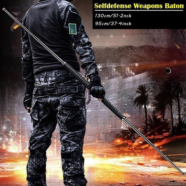 2021 | 95cm/130cm Upgraded Version Professional Baton Self Defense Tool ...