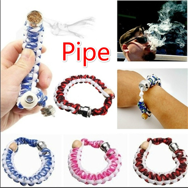 Hidden Bracelet Pipe for Smoking Cigarette Tobacco Hookah Pipe Bead ...