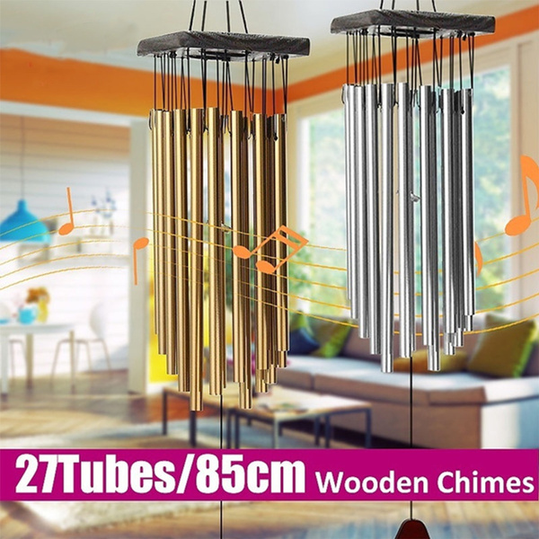 Outdoor Metal Wood 27/16/6 Tubes Wind Chimes Yard Garden Bell Wind ...