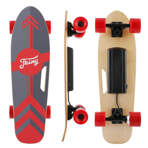 Electric Skateboard 3-Speed Electric Board with Remote Controller ...
