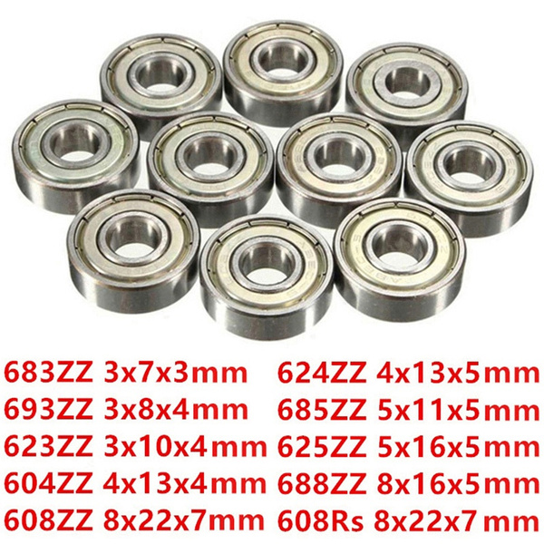 4pcs 604ZZ 608ZZ 608RS 623ZZ 624ZZ 625ZZ 683ZZ 685ZZ 688ZZ 693ZZ ...