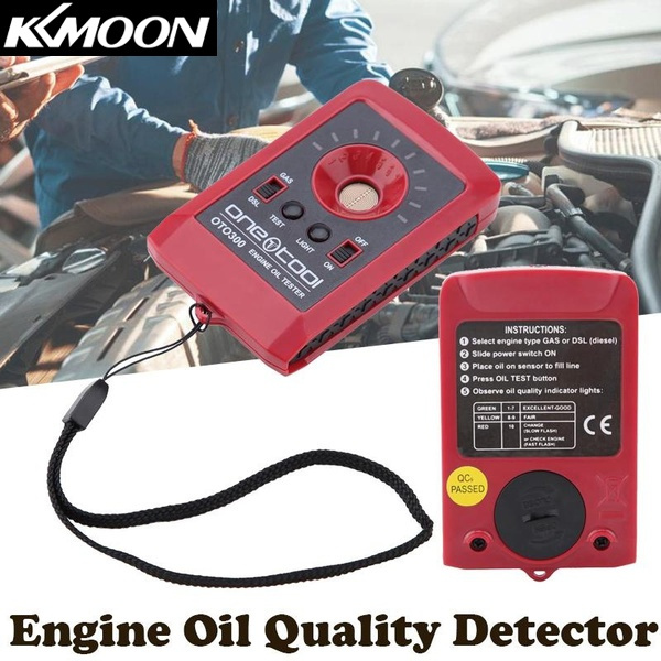 12V LED Digital Tester Motor Engine Oil Quality Detector Gas Diesel ...