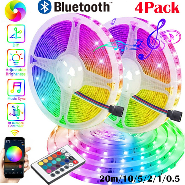 LED Strip Lights Sync to Music USB 2835/5050 Flexible RGB LED Strip ...