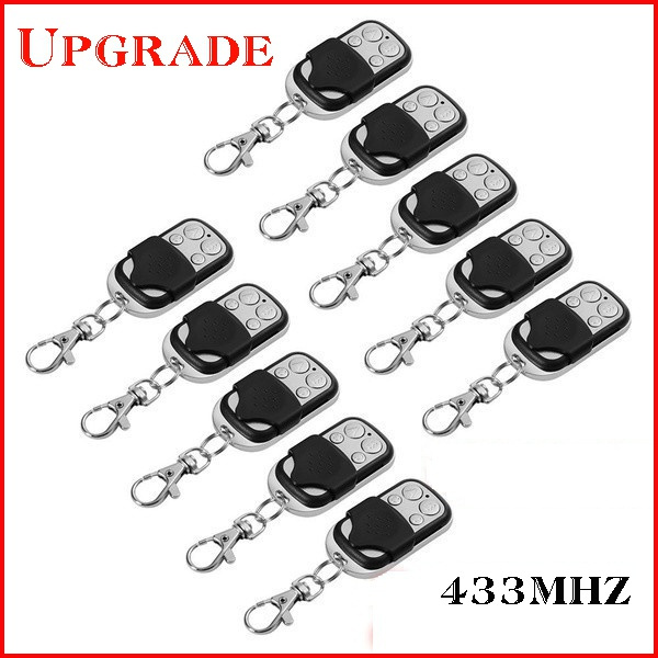 1/2/3/4PCS Wireless Remote Controller 4 Button Metal Keychain For Home ...