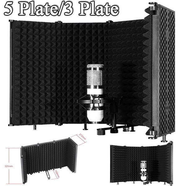 New 5 Plate/3 Plate Foldable and Adjustable Recording Studio Microphone ...