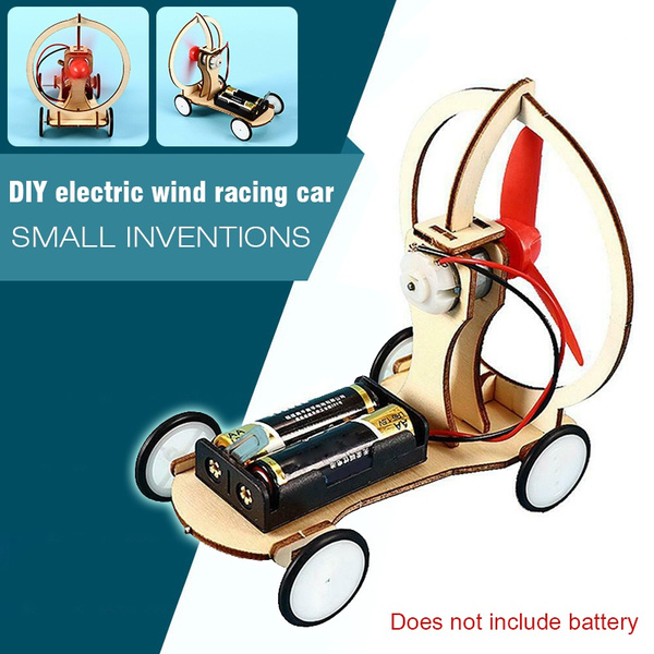 DIY Electric Wind Car Toys Kids Students Physical Science Learning ...