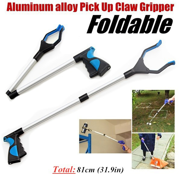 Foldable Trash Picker Tools Garbage Collection Rubbish Picker Grabber ...