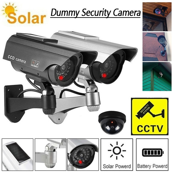 5Types Indoor Outdoor Dummy Fake Camera Flashing Red LED Fake CCTV ...