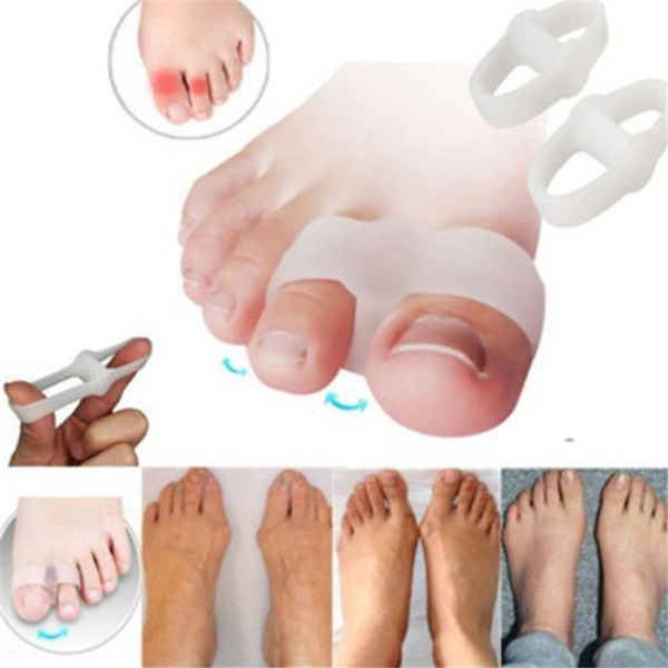 1Pair Gel Toe Separator Straightener Splint for Hammer Toe,Gel Bunion ...