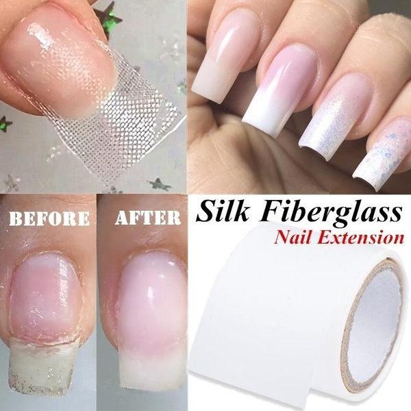 Fiberglass Silk Nail Wrap Protector Self Adhesive Nails Polish Gel