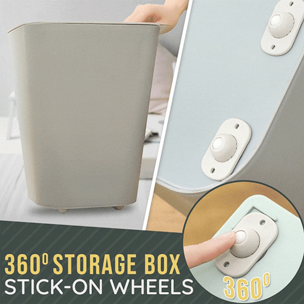 360 Durable Storage Box Fixed Wheel Can Be Pasted With Universal Pulley ... 360 Durable Storage Box Fixed Wheel Can Be Pasted With Universal Pulley ...