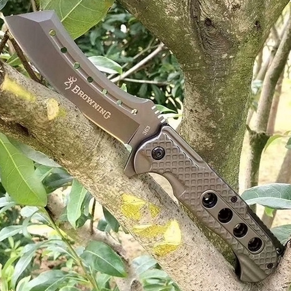 Outdoor Hunting Rescue Knife 9" Force Razor Spring Assisted Open ...