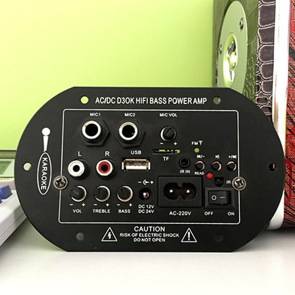 Home Power Amplifier Board 12V 24V 220V Bluetooth FM Radio Player AC/DC ... Home Power Amplifier Board 12V 24V 220V Bluetooth FM Radio Player AC/DC ...