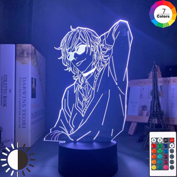 Acrylic 3d Lamp BL Anime Yarichin Bitch Club Yuri Ayato Light for Bed ...