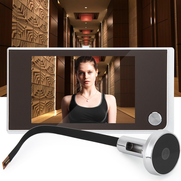 3.5" Digital LCD 120 Degree Peephole Viewer Photo Visual Monitoring ...