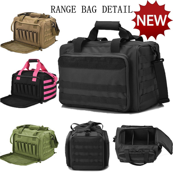 2021 New Deluxe Gun Tactical Shooting Range Bag Duffle Range Bags Black ...