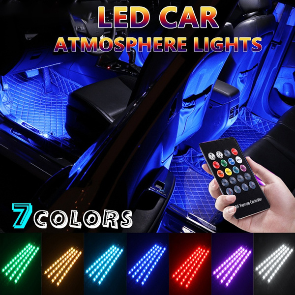 Car LED Neon Undercar Glow Lights Underglow Atmosphere Decorative Bar ...