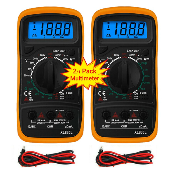 Pocket Manual Ranging Digital Multimeter With 2 Test Leads Set ... Pocket Manual Ranging Digital Multimeter With 2 Test Leads Set ...