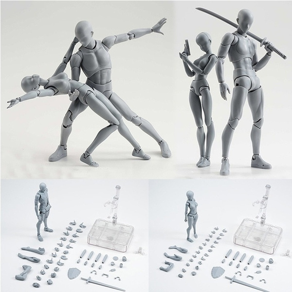 New DIY 15cm Figures Jointed Doll Model Man Woman Painting Artist ...
