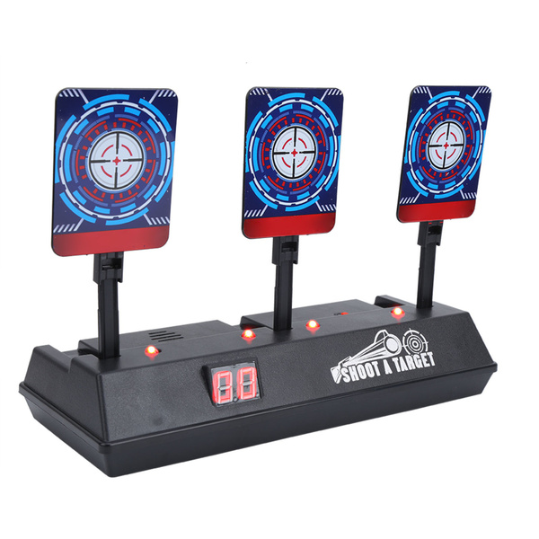 Electronic Shooting Target Auto Reset Scoring Target Sound Light ...