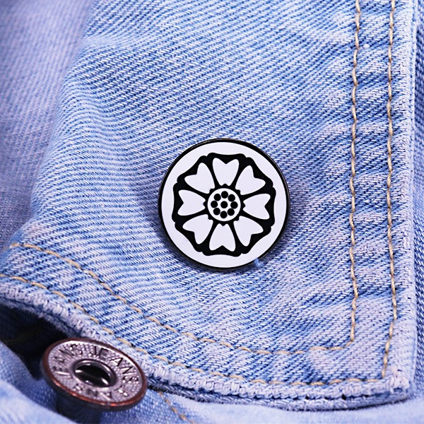 Novelty White Lotus Enamel Pins Cute Lapel Pins Gift Badges | Wish