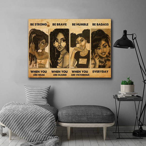 Women Empowerment Poster,Black Girl Poster,Black Woman Poster,Feminist ...