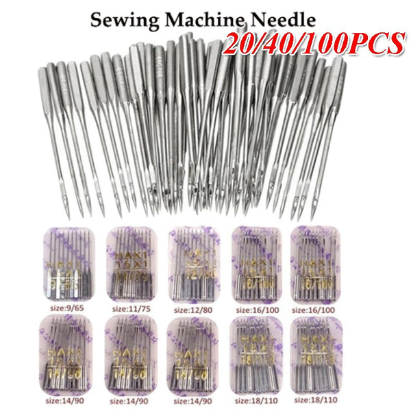100/40/20PCS Assorted Home Sewing Machine Needles Craft Universal HAx1 ...