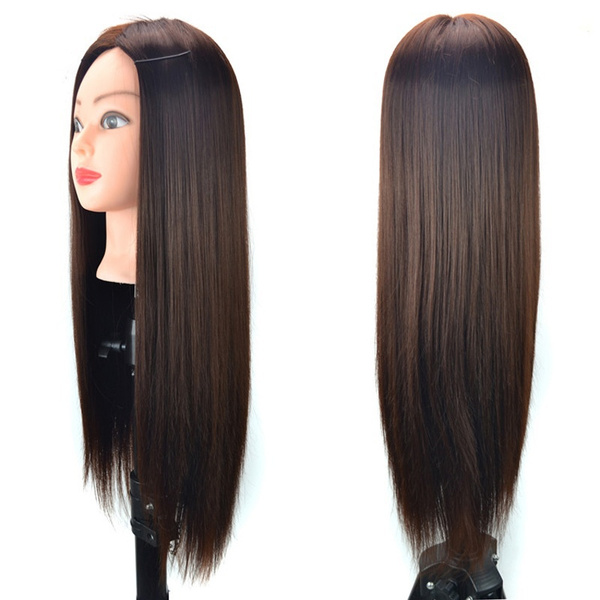 Practice Model Hair Hairdressing Training Head Cosmetology Mannequin ...