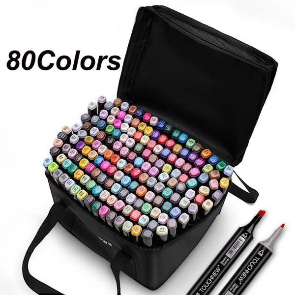Markers Sets for Drawing Painting Set Sketch Marker Pen Set 30/40/60/80 ...