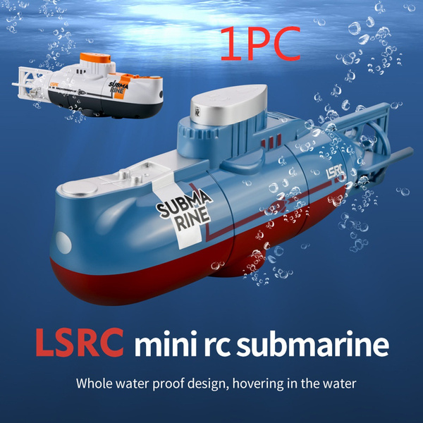 Mini DIY RC Submarine 6 Channels Remote Control Under Water Ship Model ...