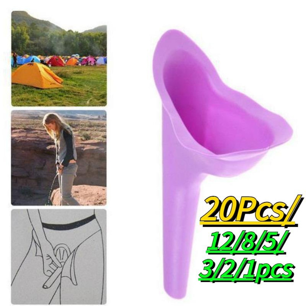 20/12/8/5/3/2/1Pcs Portable Outdoor Women Reusable Camping Travel Urinal Female Standing Toilet ...