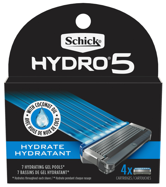 Schick Hydro 5 Blade Razor Cartridge Refill 4 each By Schick | Wish