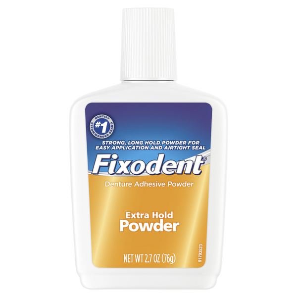 Fixodent Denture Adhesive Powder Extra Hold 2.7 Oz By Fixodent | Wish