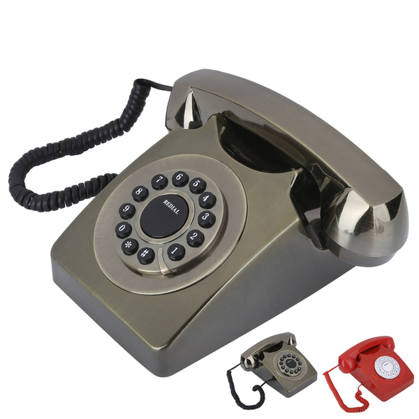 Antique Home Telephone Retro European Vintage Old Fashioned Home Dial ...