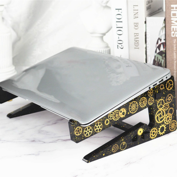 Diy Epoxy Resin Epoxy Crystal Handmade Computer Stand Computer Storage ...