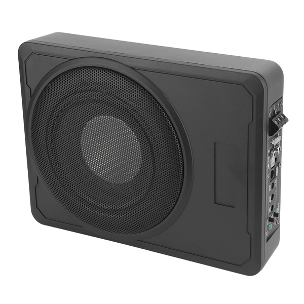 Car Subwoofer Slim Amplifier Bass Enclosure Speaker Under‑ Audio Device ...