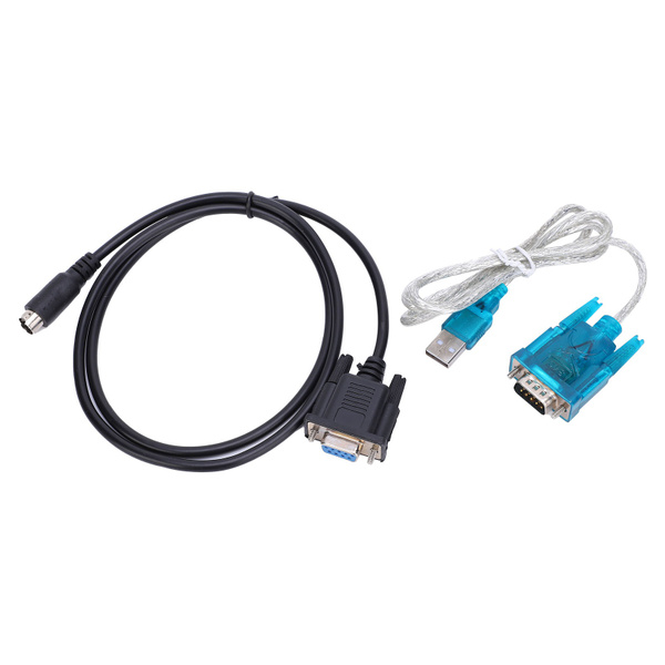 Adapter Line USB to 232 Cable PLC Communication MD8 Round Port ...