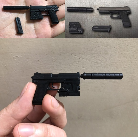 NEW 1:6 Scale Pistol Weapon Guns Model Miniature Toy for 12" Figure ...