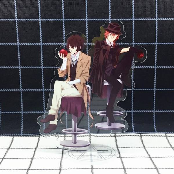 Anime Bungo Stray Dogs Dazai Osamu Nakahara Chuuya Acrylic Figure Stand ...