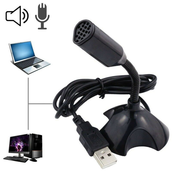 Mini USB Microphone For Desktop Computer Laptop Microphone Flexible ...