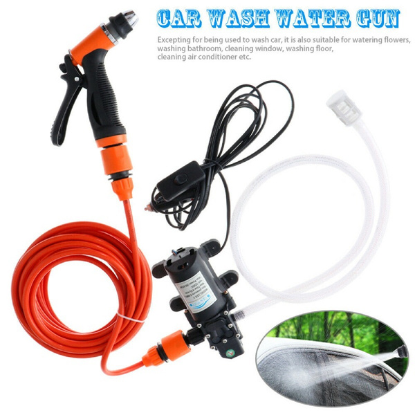 Portable Intelligent Electric Pressure Washer Pump 80W 160 PSI 12V High ...